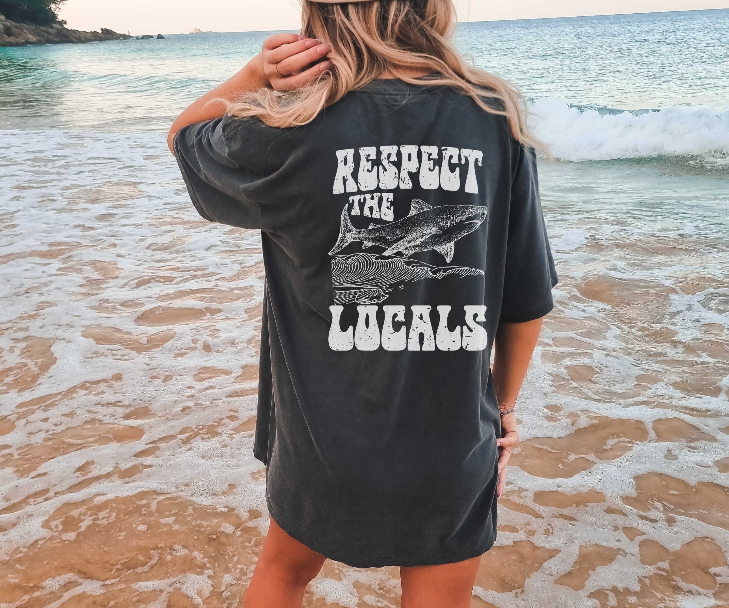 Protect the Sharks Comfort Colors Shirt Respect Our Local - Etsy
