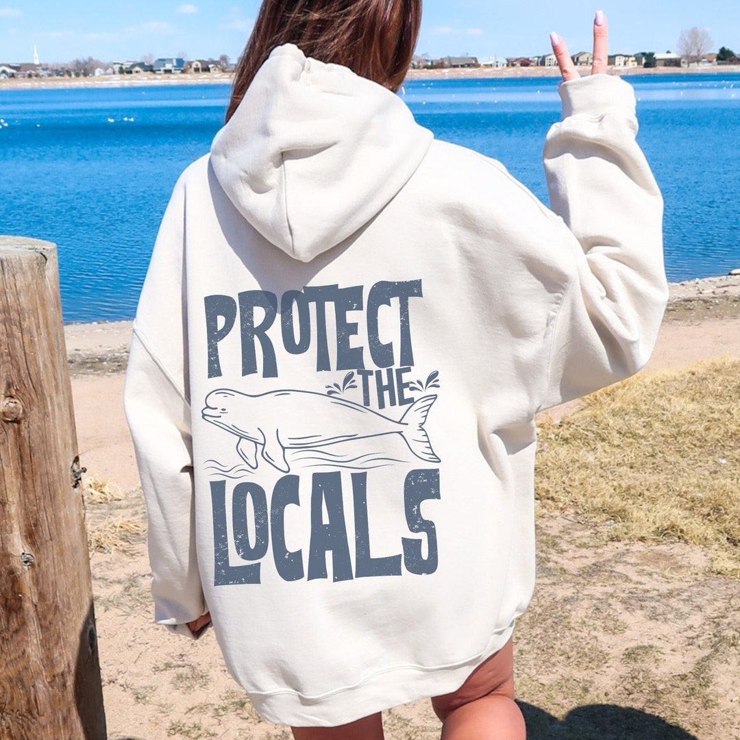 Beluga Whales Hoodie Save Beluga Whales for Whale Lover Gift Marine ...