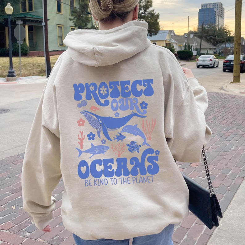 Wave Riders Surfing Hoodie, Protect Our Oceans, Save Our Ocean, Summer ...