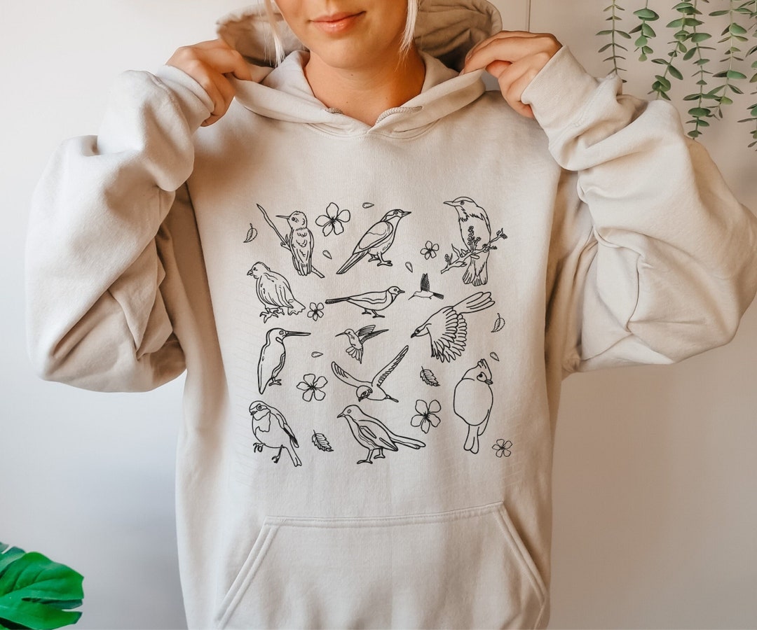 Birding Hoodie, Bird Watching Gifts, Birdwatcher Clothing, Nature Lover ...