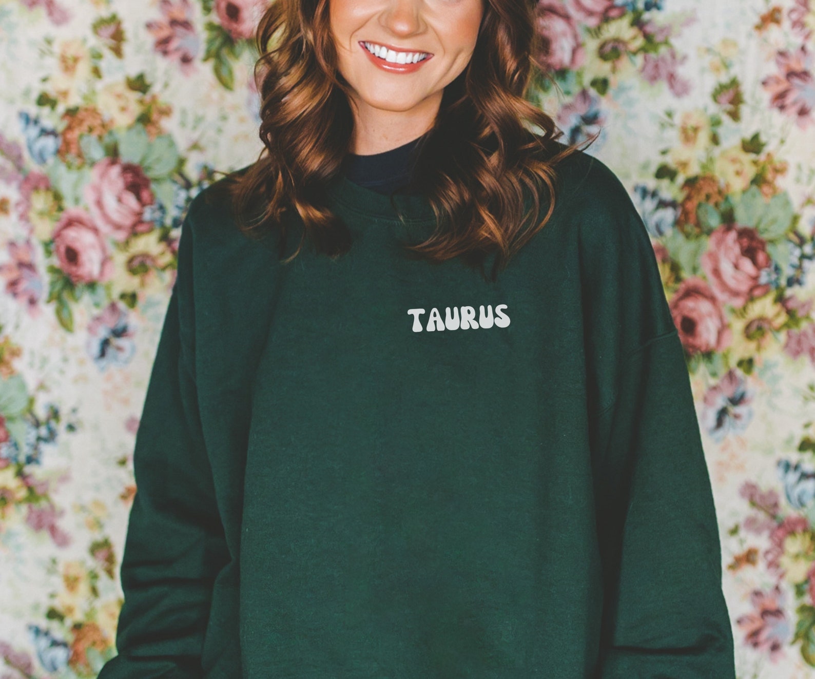 Preppy Taurus Sweatshirt Taurus Gifts Astrology Clothing Aesthetic ...