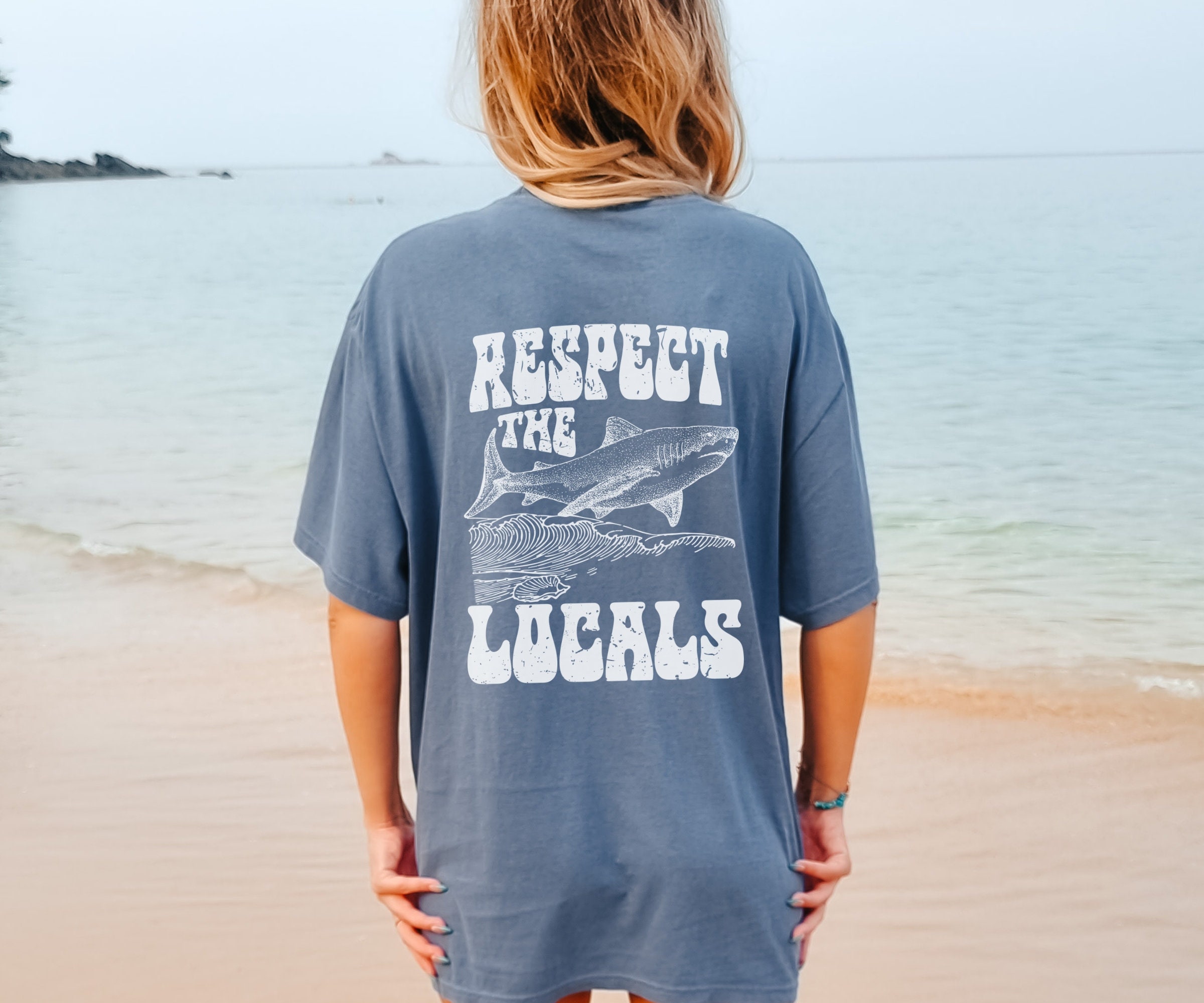 Protect the Sharks Comfort Colors Shirt, Respect Our Local Sharks, Save ...