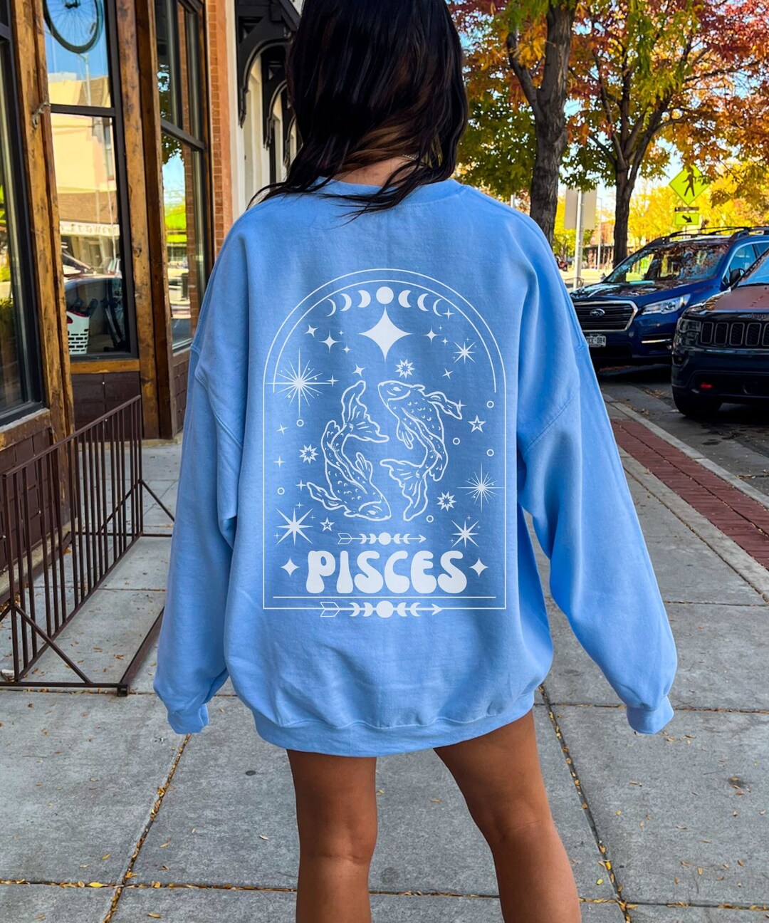 Preppy Pisces Sweatshirt Pisces Gifts Astrology Clothing - Etsy