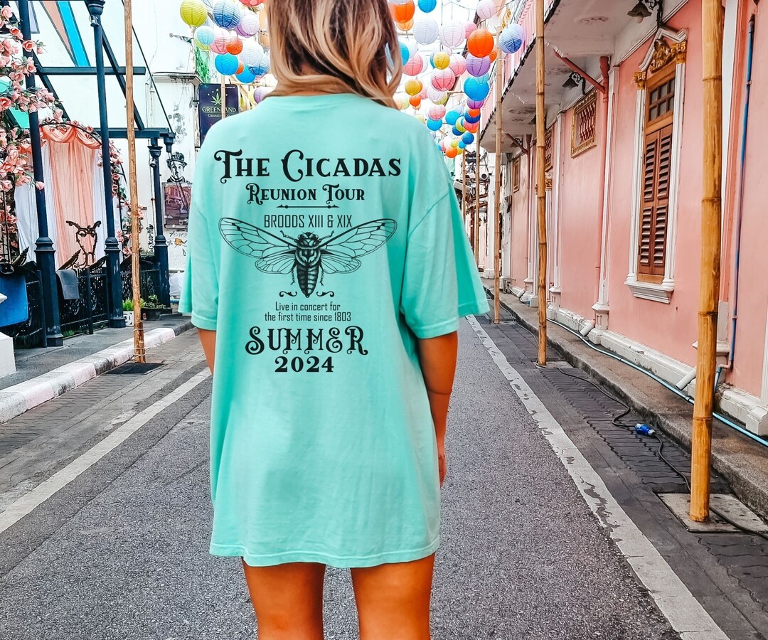 Cicada Concert Tour 2024 Comfort Colors Shirt Year of Cicada Tshirt ...