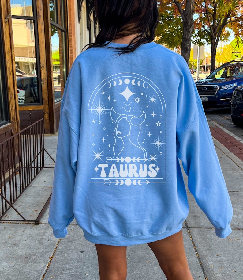 Preppy Taurus Sweatshirt Taurus Gifts Astrology Sign Shirt - Etsy