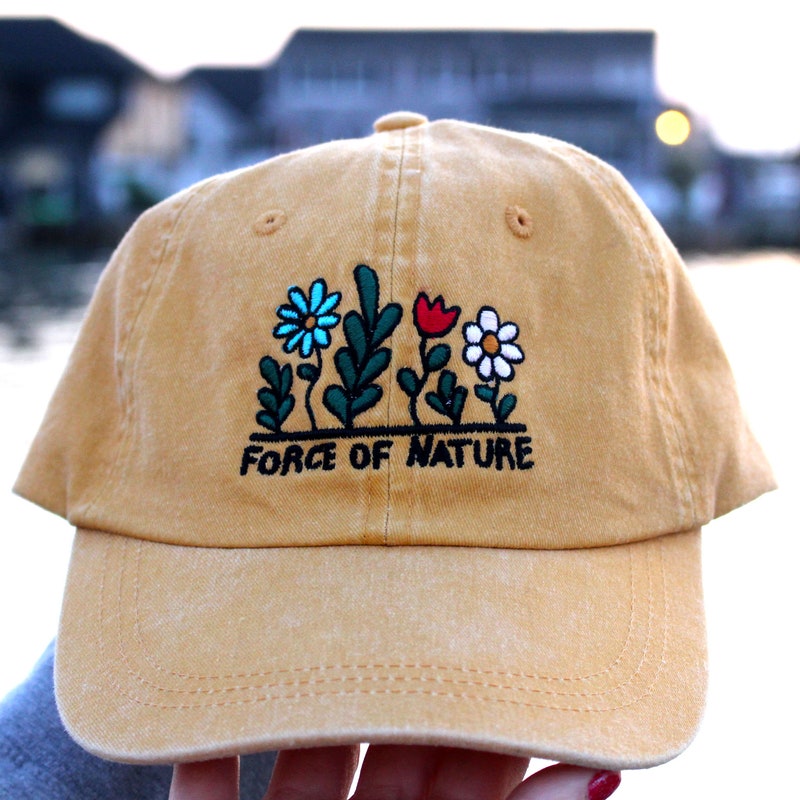 Flower Baseball Cap - Etsy