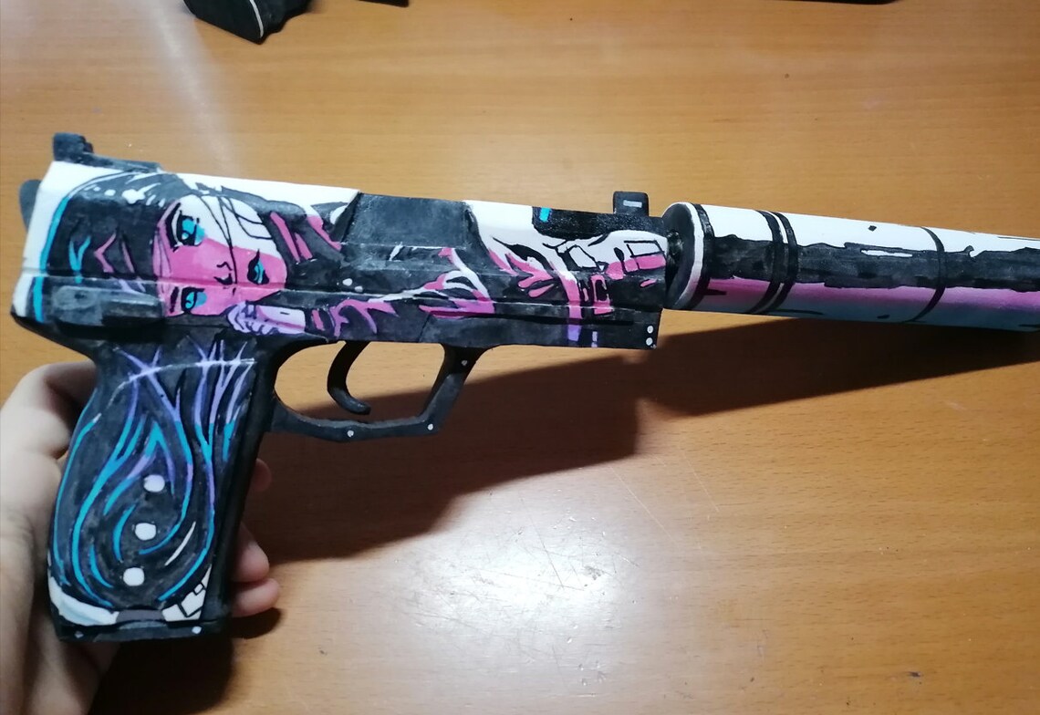 USP Neo Noir CS GO Gift Perfect Gift Boyfriend Gift Csgo Real Life Size ...