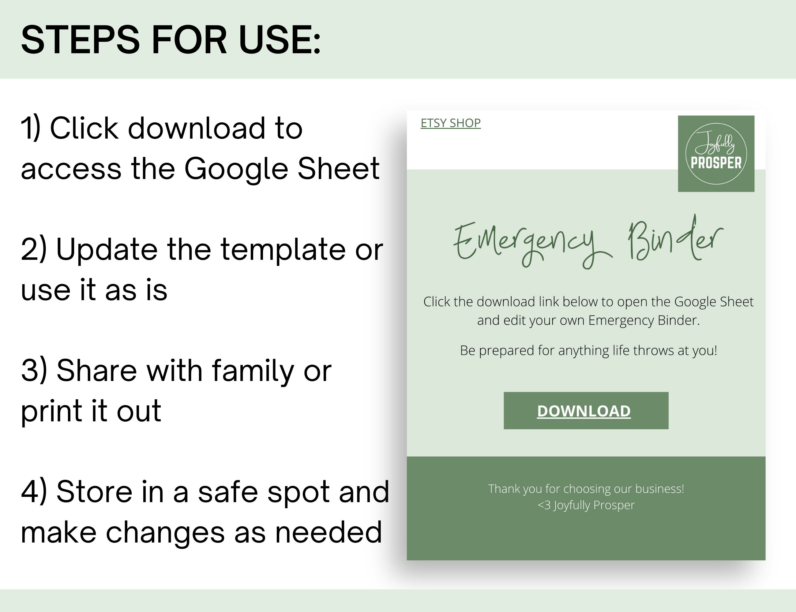 Emergency Binder Template and Printable Family Planner - Etsy Canada
