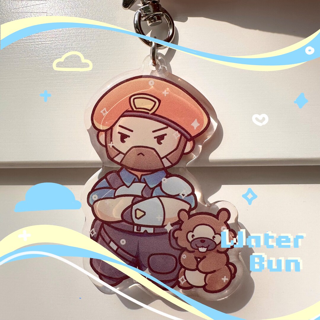 Cute Anime Ground Type Trainer Duo Acrylic Charm - Etsy