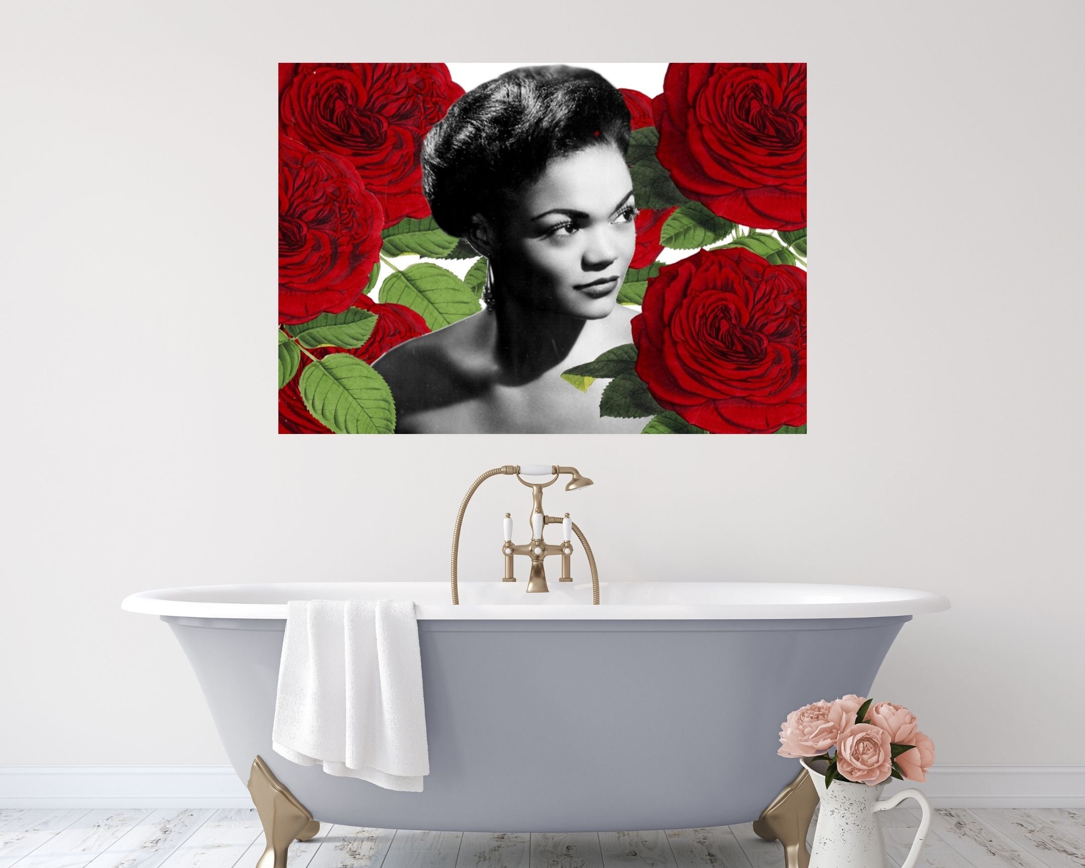 Eartha Kitt Wall Art, Vintage Wall Decor, Living Room Art, Dining Room ...