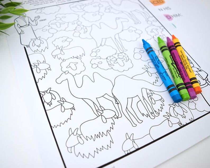 Jacob and Esau Bible Maze Activity for Kids Printable Forgiveness Craft ...