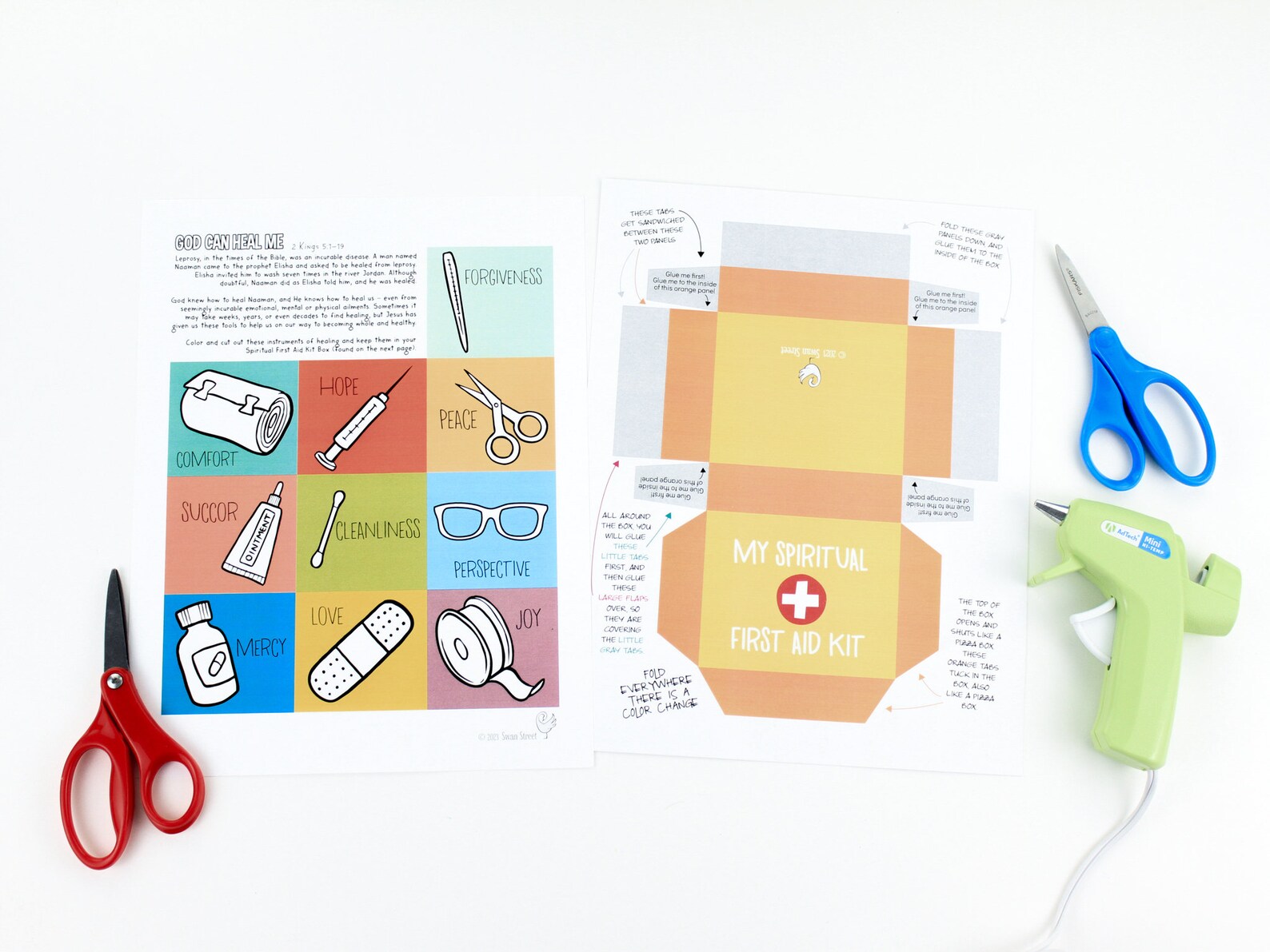 God Can Heal Us Spiritual First Aid Kit for Kids Lesson on 2 Kings ...