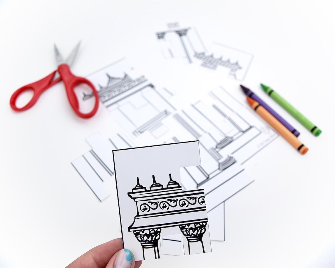 Rebuild the Temple Bible Activity Printable Haggai Worksheet for Kids ...