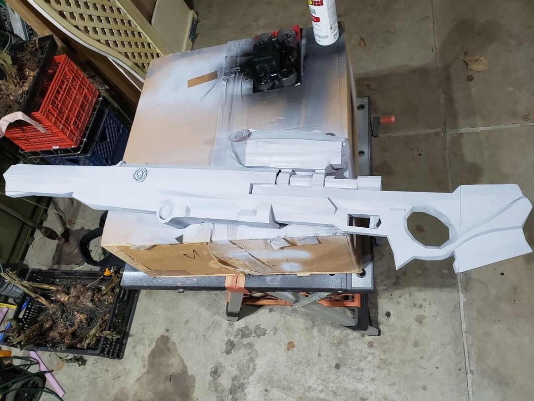 Gears of War Longshot Rifle Sniper Gun Replica Prop 1:1 Scale TKP 36 ...