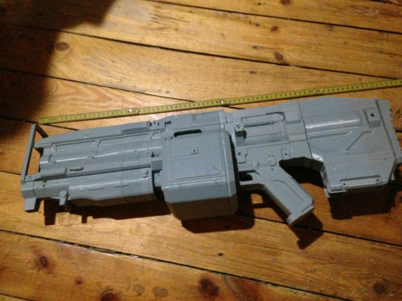 Doom Heavy Assault Rifle Massive Gun 3D Printed Replica Prop 1:1 Scale ...
