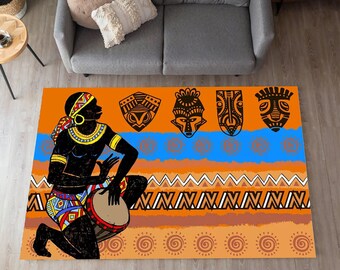 African Ethnic Area Rug - Etsy