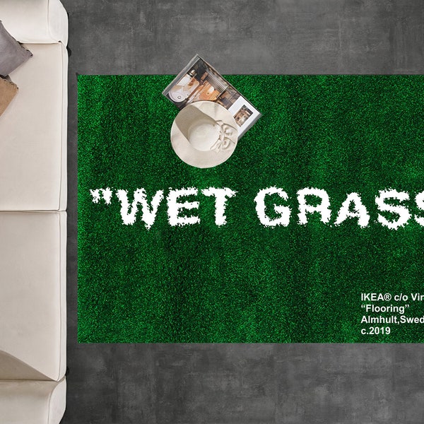 Wet Grass Rug - Etsy