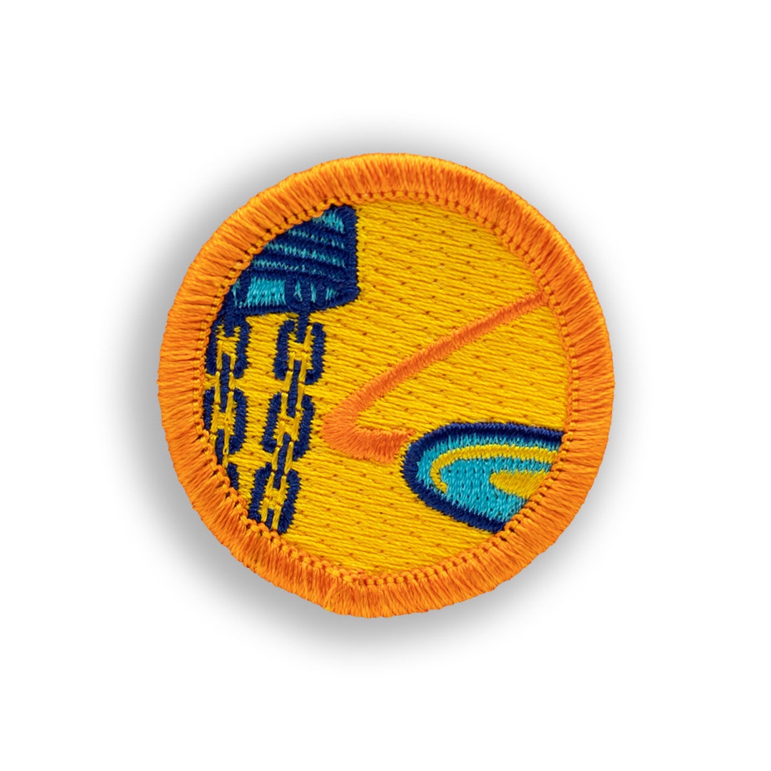 Chain Out Bogey Badge- Disc Golf Patches - 1.5" Diameter Embroidered ...
