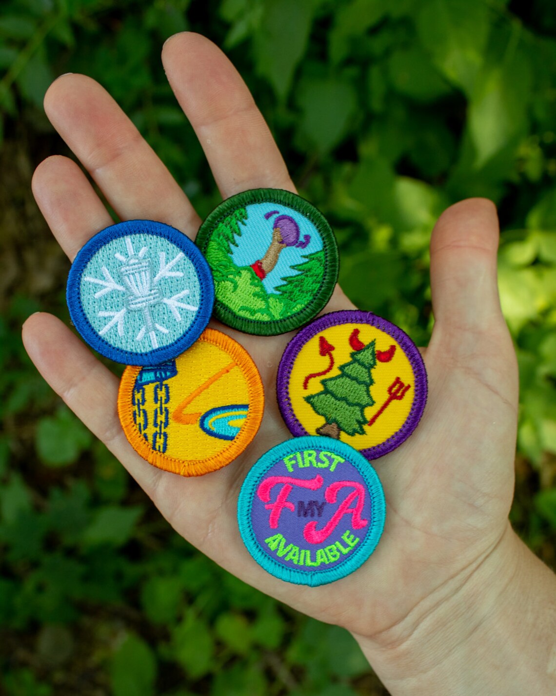 Bogey Badge Bundle: 1.5" Embroidered Disc Golf Patches - Etsy