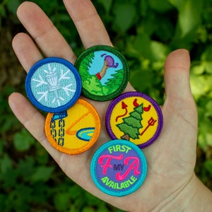 Bogey Badge Bundle: 1.5" Embroidered Disc Golf Patches - Etsy
