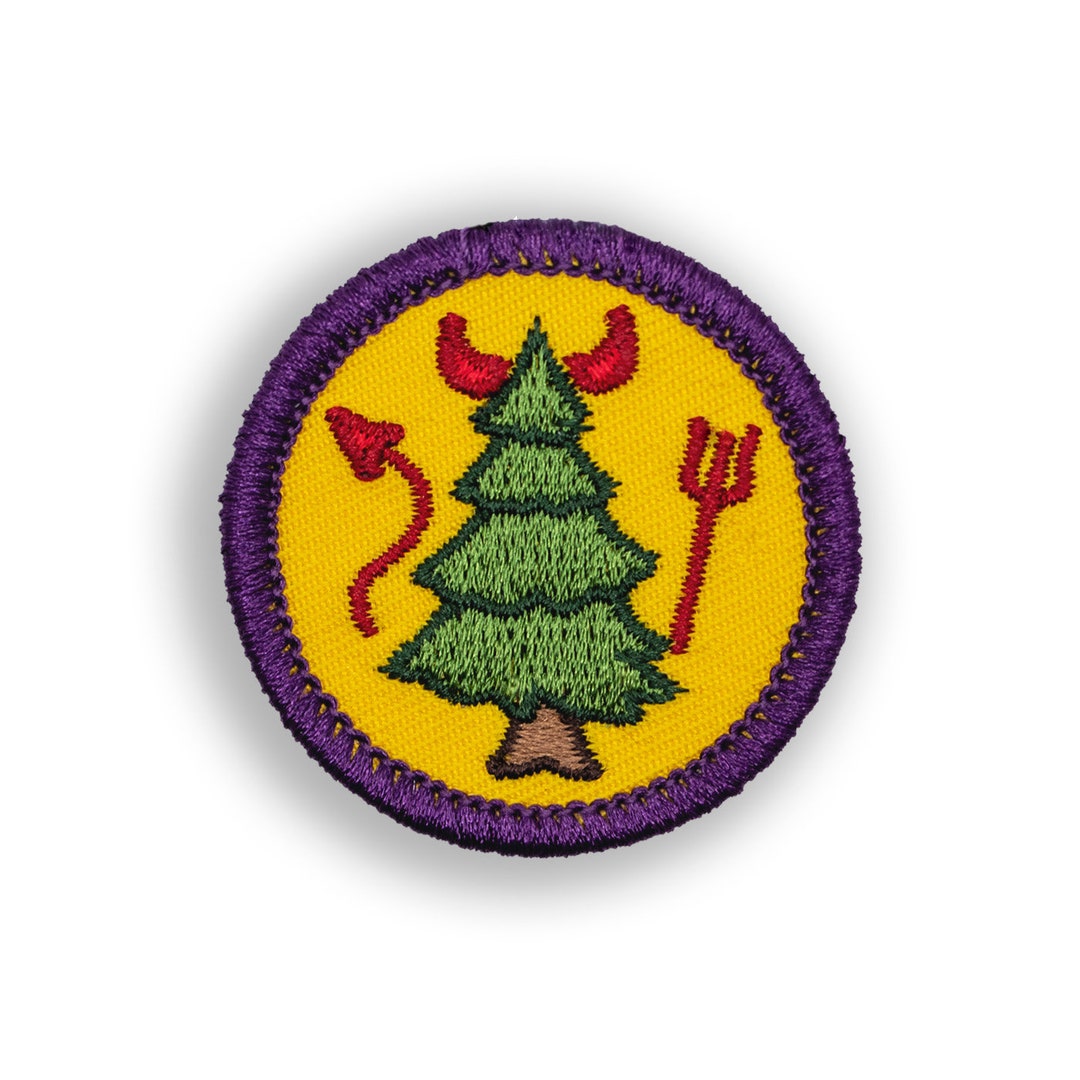 Bad Tree Bogey Badge - Disc Golf Patches - 1.5" Diameter Embroidered ...