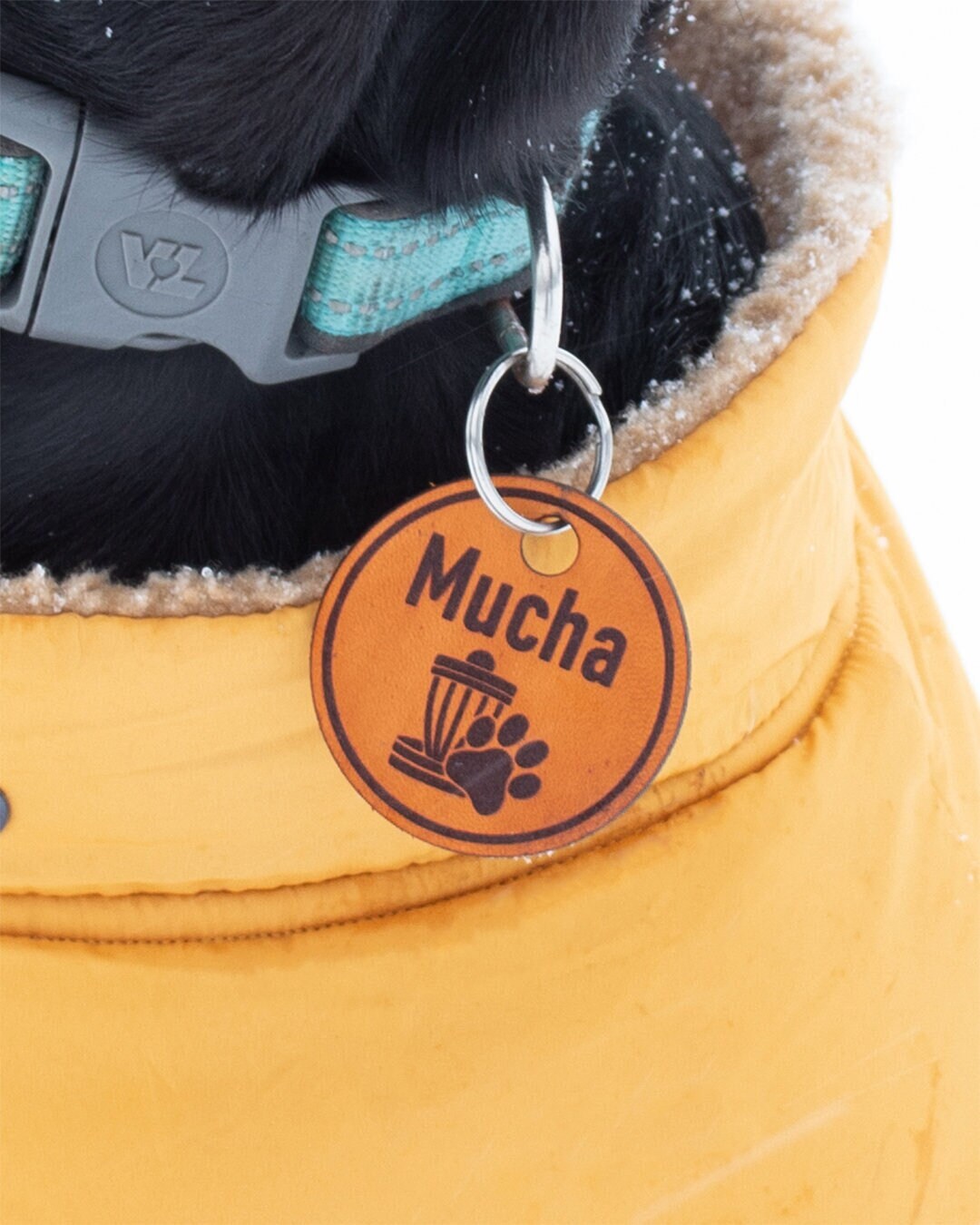 Disc Golf Dog Tags - Real Leather Custom Engraved Dog Tag - Etsy