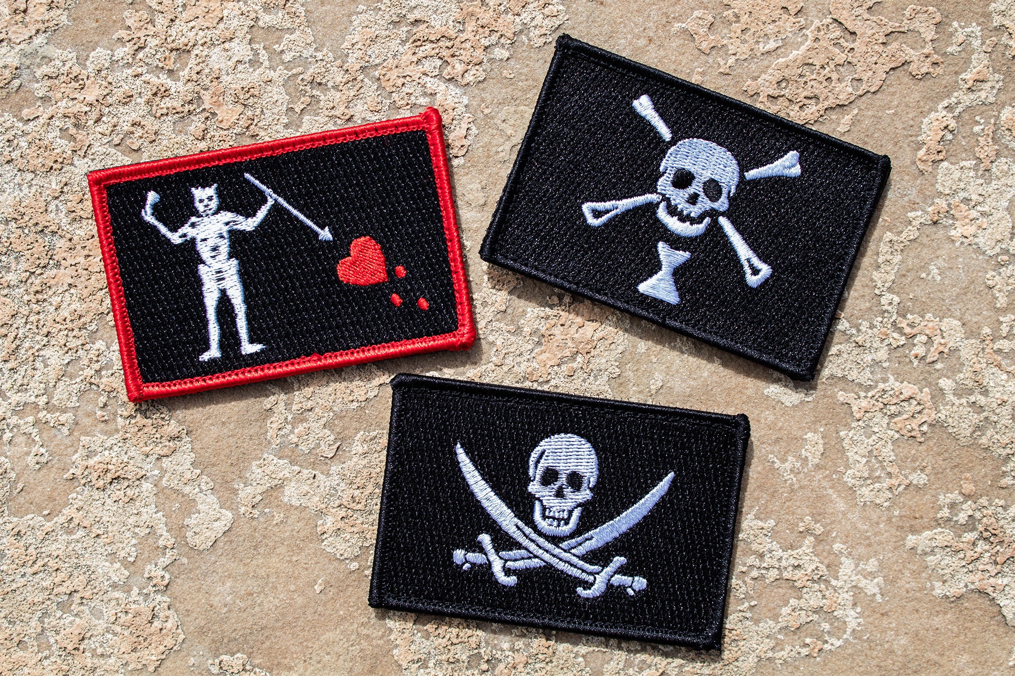 Pirate Flag Blackbeard Disc Golf Patches 3 X 2 Embroidered Patches - Etsy