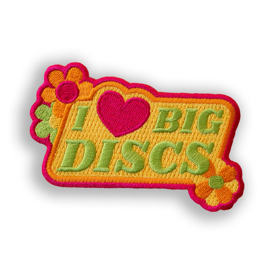 I 3 Big Discs Disc Golf Patches 3.5 X 2.4 - Etsy
