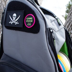 Player Two Bogey Badge - Disc Golf Patches - 1.5" Diameter Embroidered ...