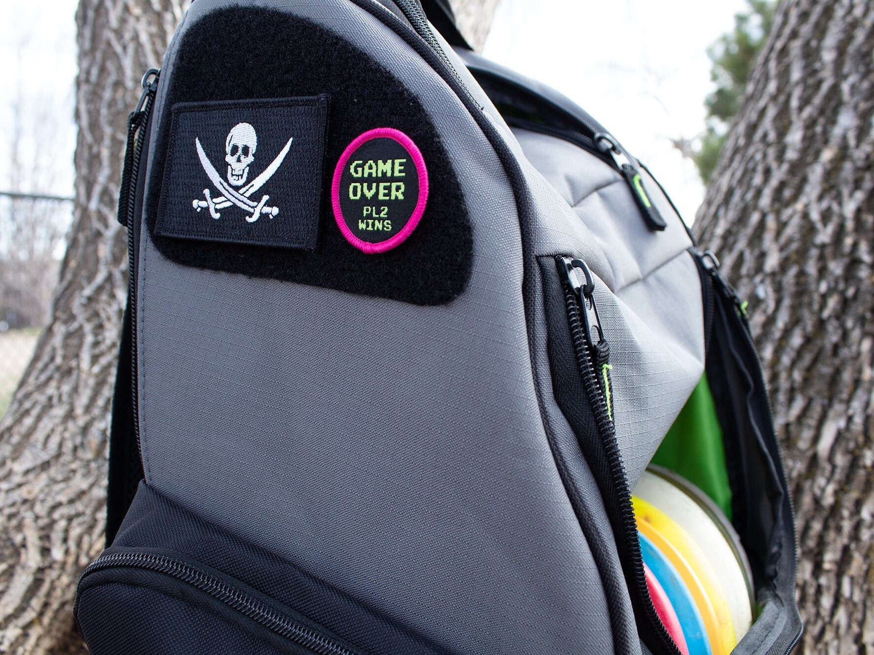 Player Two Bogey Badge - Disc Golf Patches - 1.5" Diameter Embroidered ...