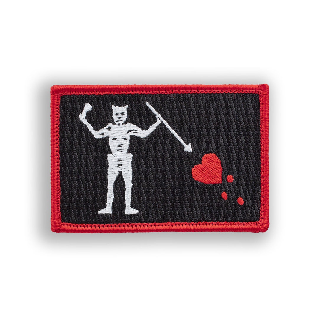 Pirate Flag Blackbeard Disc Golf Patches 3 X 2 Embroidered Patches - Etsy