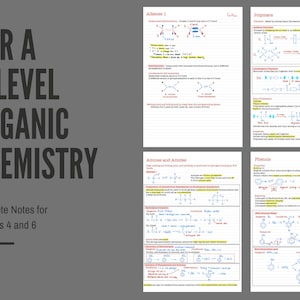 OCR A A-level Organic Chemistry Exam Notes for Modules 4 and 6 From A ...