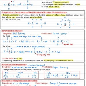 OCR A A-level Organic Chemistry Exam Notes for Modules 4 and 6 From A ...