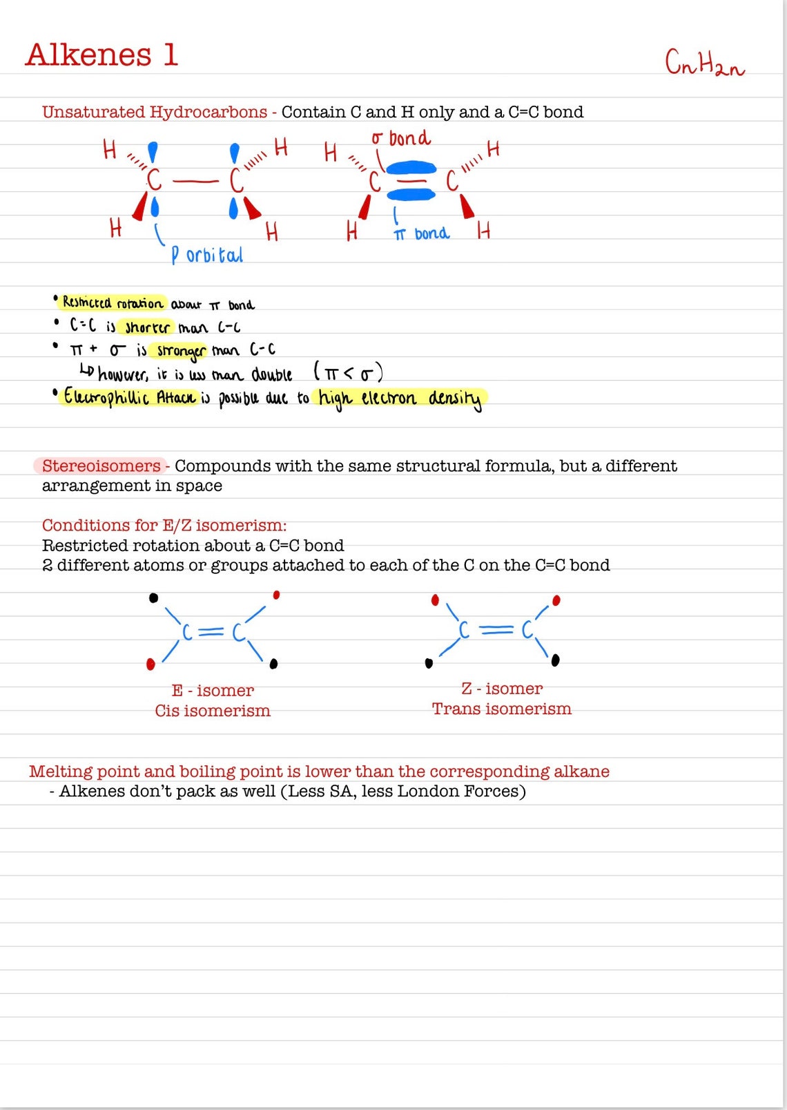 OCR A A-level Organic Chemistry Exam Notes for Modules 4 and 6 From A ...