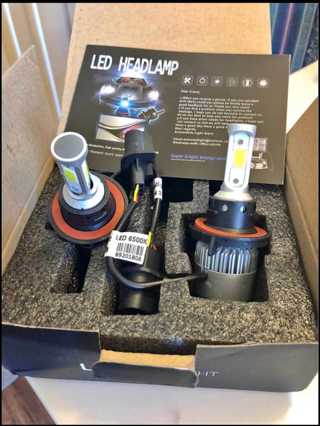 LED 9006/HB4 LED Headlight Bulbs 60W 12000 Lumens Super - Etsy