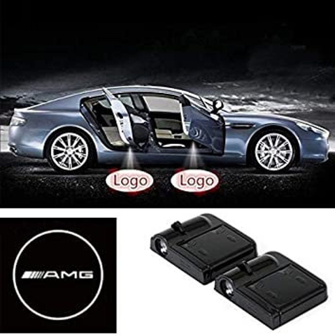 4x Pcs Car Logo LED Welcome Light Wireless LED Shadow - Etsy