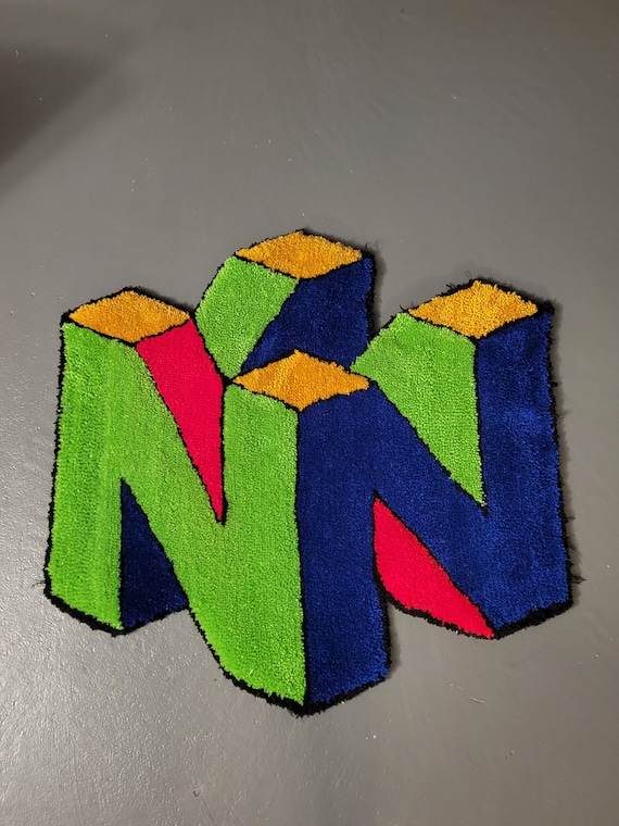 N64 Logo Custom Rug - Etsy