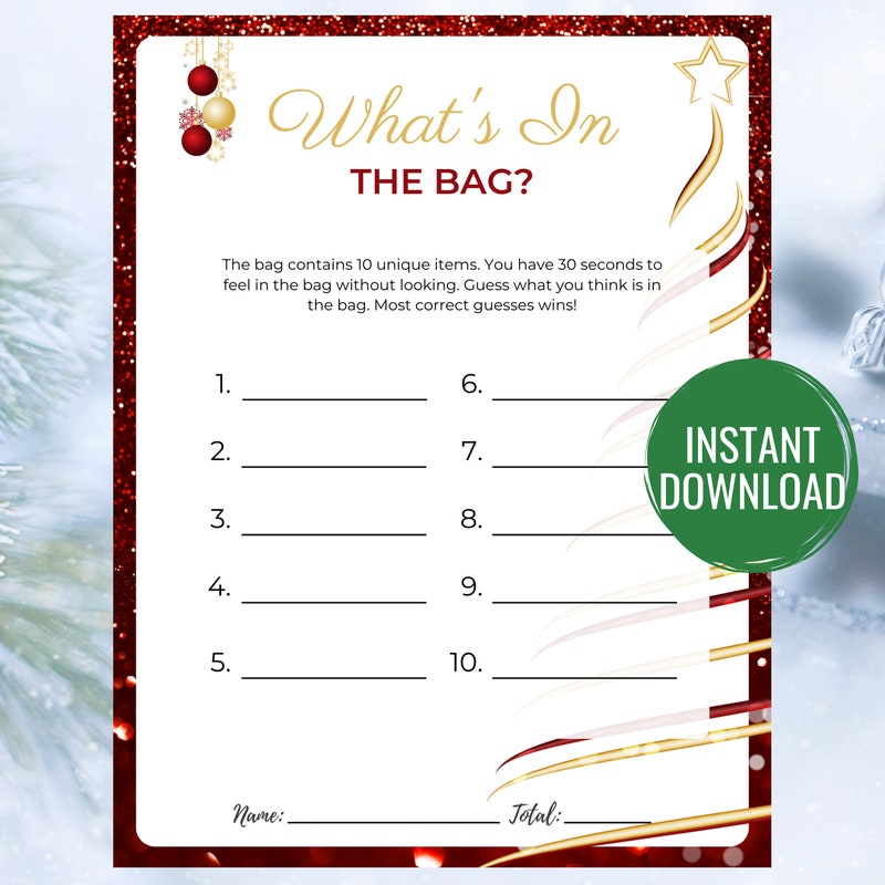 Christmas Game - Etsy