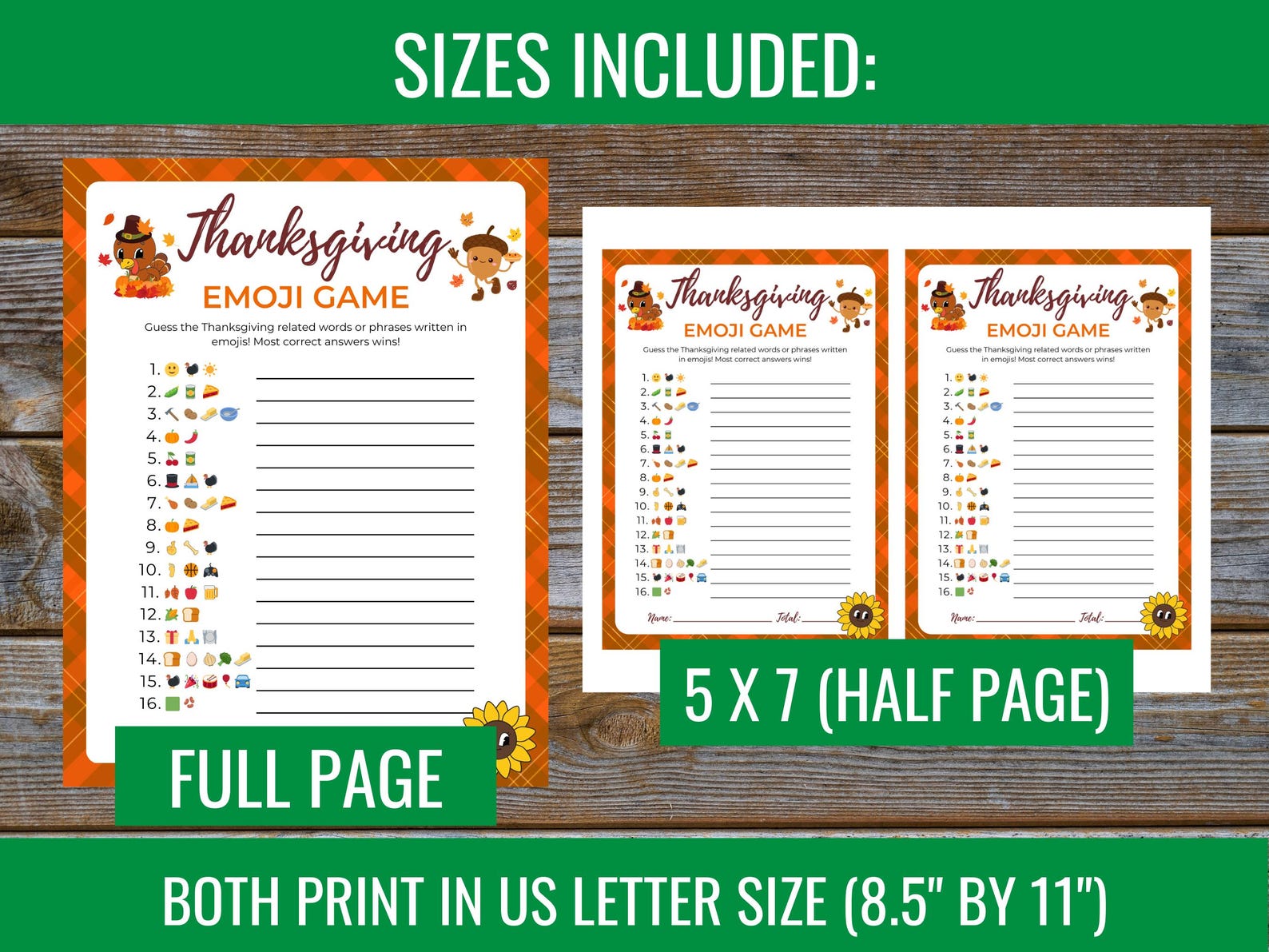 Thanksgiving Emoji Game Fun Thanksgiving Family Games Emoji Pictionary ...