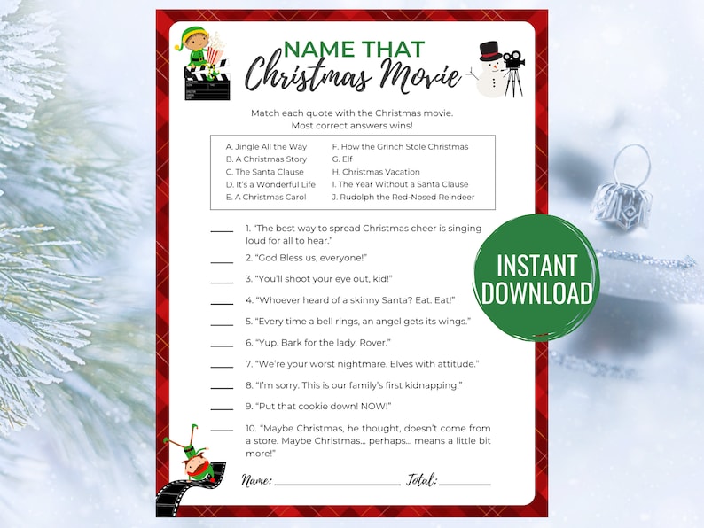 Name That Christmas Movie Game Printable Christmas Game Christmas name-that-christmas-movie-game-printable-christmas-game-christmas
