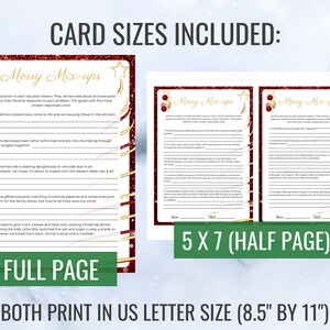 Merry Mix-ups Christmas Game | Printable Christmas Game | Christmas ...