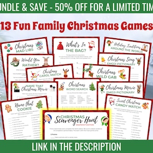Christmas Mad Libs Game | Printable Christmas Game | Christmas Activity ...