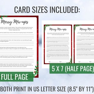 Merry Mix-ups Christmas Game | Printable Christmas Game | Christmas ...