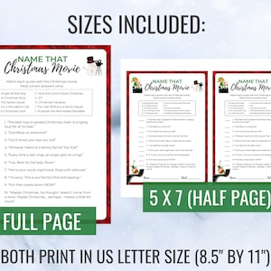 Name That Christmas Movie Game | Printable Christmas Game | Christmas ...