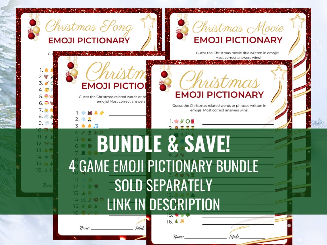 Christmas Movie Emoji Game With Answers Christmas Movie Emoji ...