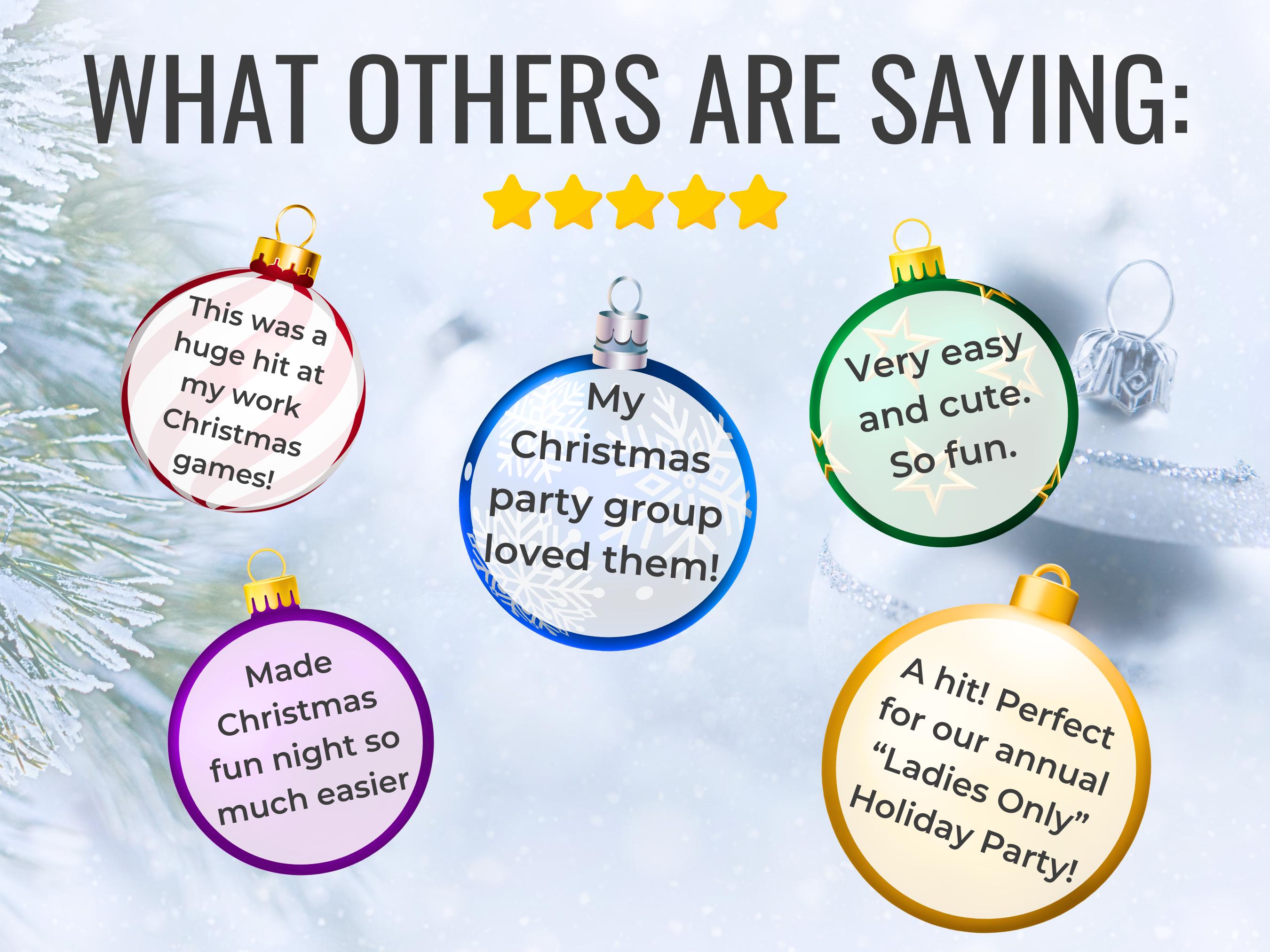 What's in the Bag Christmas Game, Fun Holiday Party Activity (digital ...