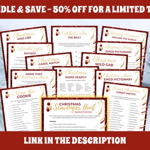 Christmas Mad Libs Game Printable Christmas Game Christmas Activity ...