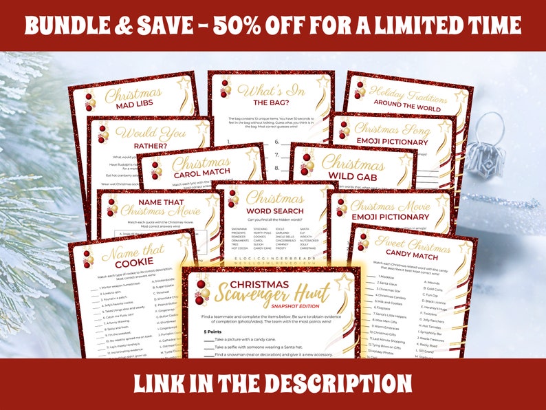 Christmas Mad Libs Game Printable Christmas Game Christmas Activity ...