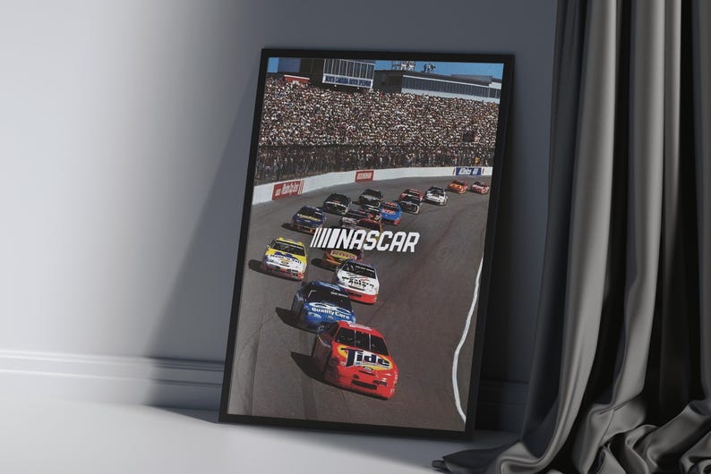 Vintage NASCAR Poster (part I) | Vintage Racing | A3 A2 A1 A0 Poster ...