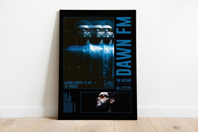 The Weeknd Dawn FM Collage Poster XO R&B Music A2 A3 A4 - Etsy UK